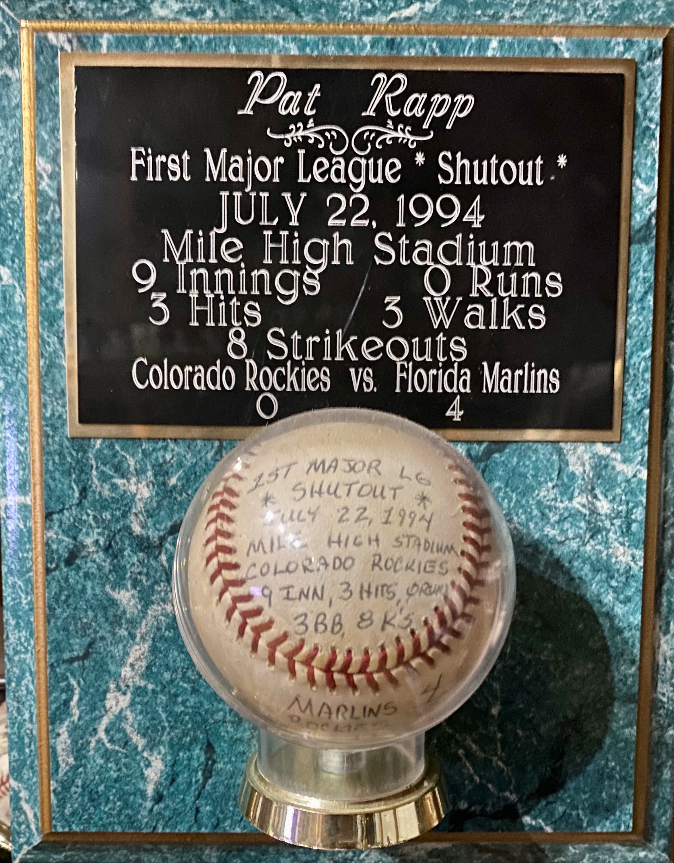 Pat Rapp Collectibles – Rick Clarke's Diary of a Mad Baseball Coach